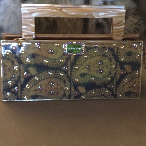 Stella Page | Bags | Limited Edition Stella Page Design Paisley Clutch ...